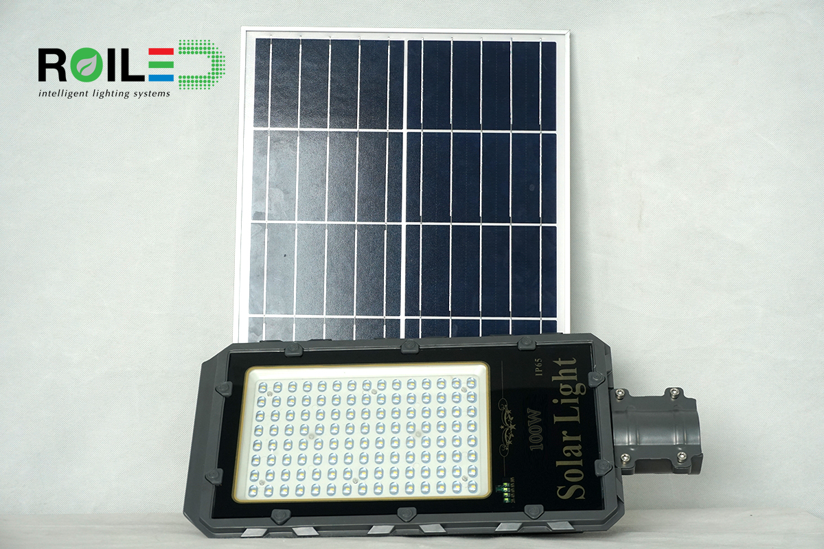 Đèn năng lượng Roiled RD100W pin rời chính hãng